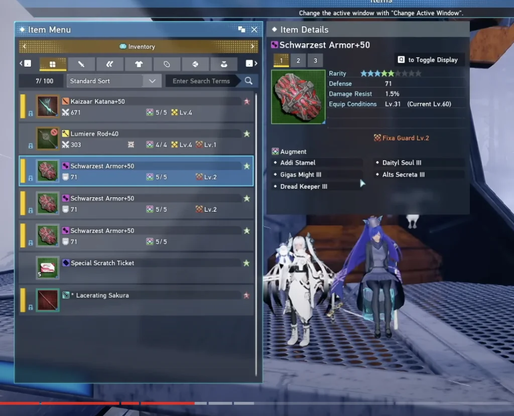 PSO2 NGS Best Armor 2024 For Your Character