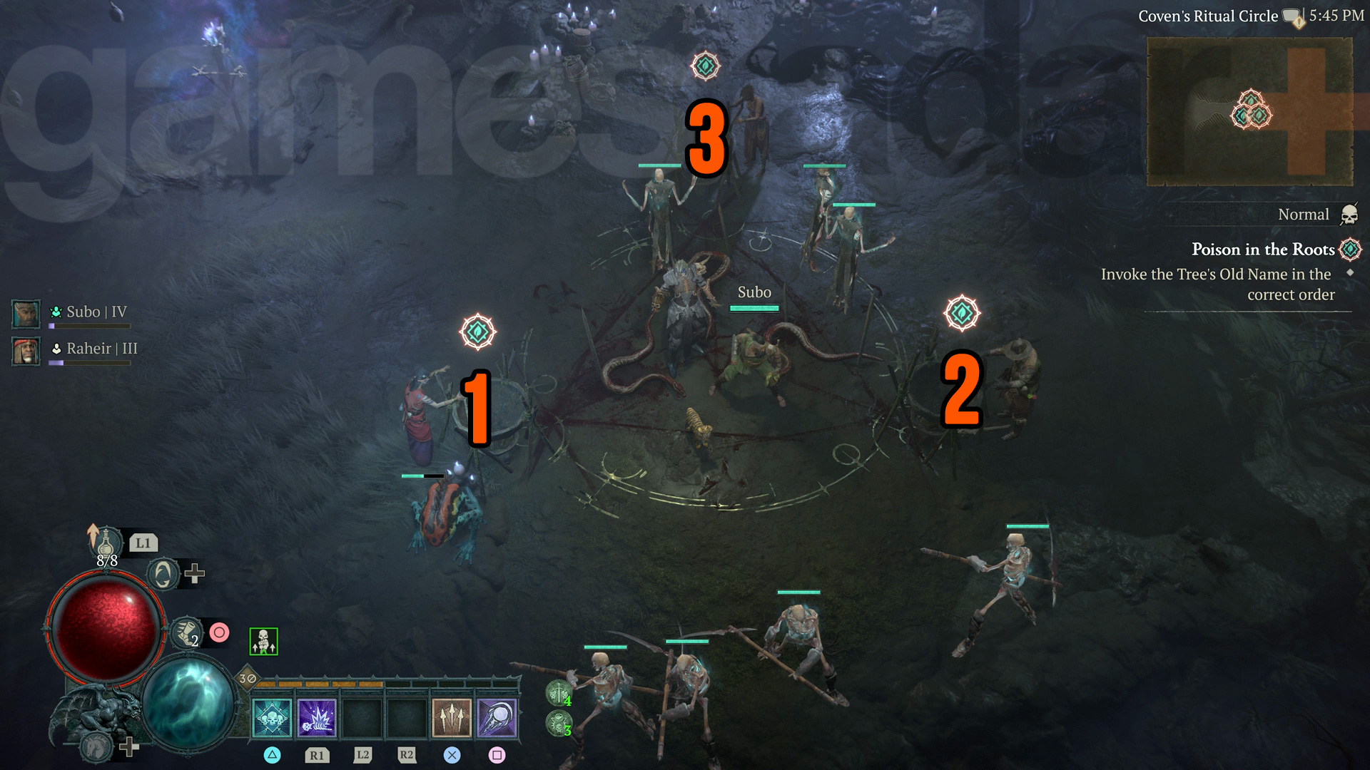 Mastering the Poison in the Roots Ritual in Diablo 4