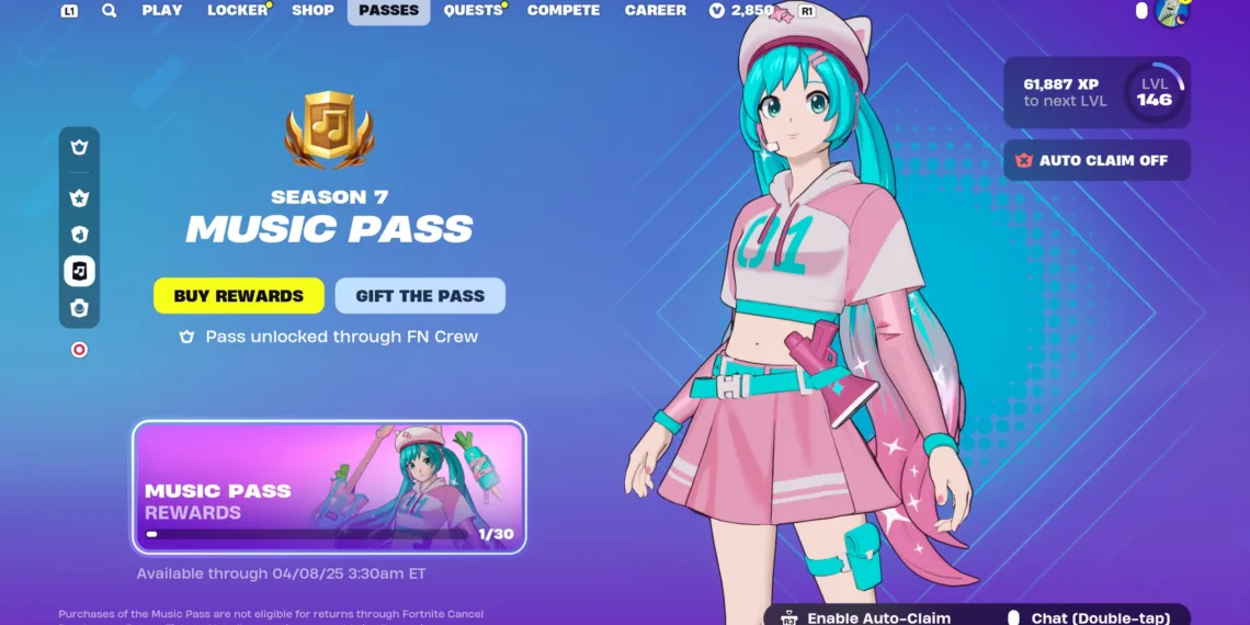 All Rewards from Fortnite Festival’s Season 7 Music Pass!