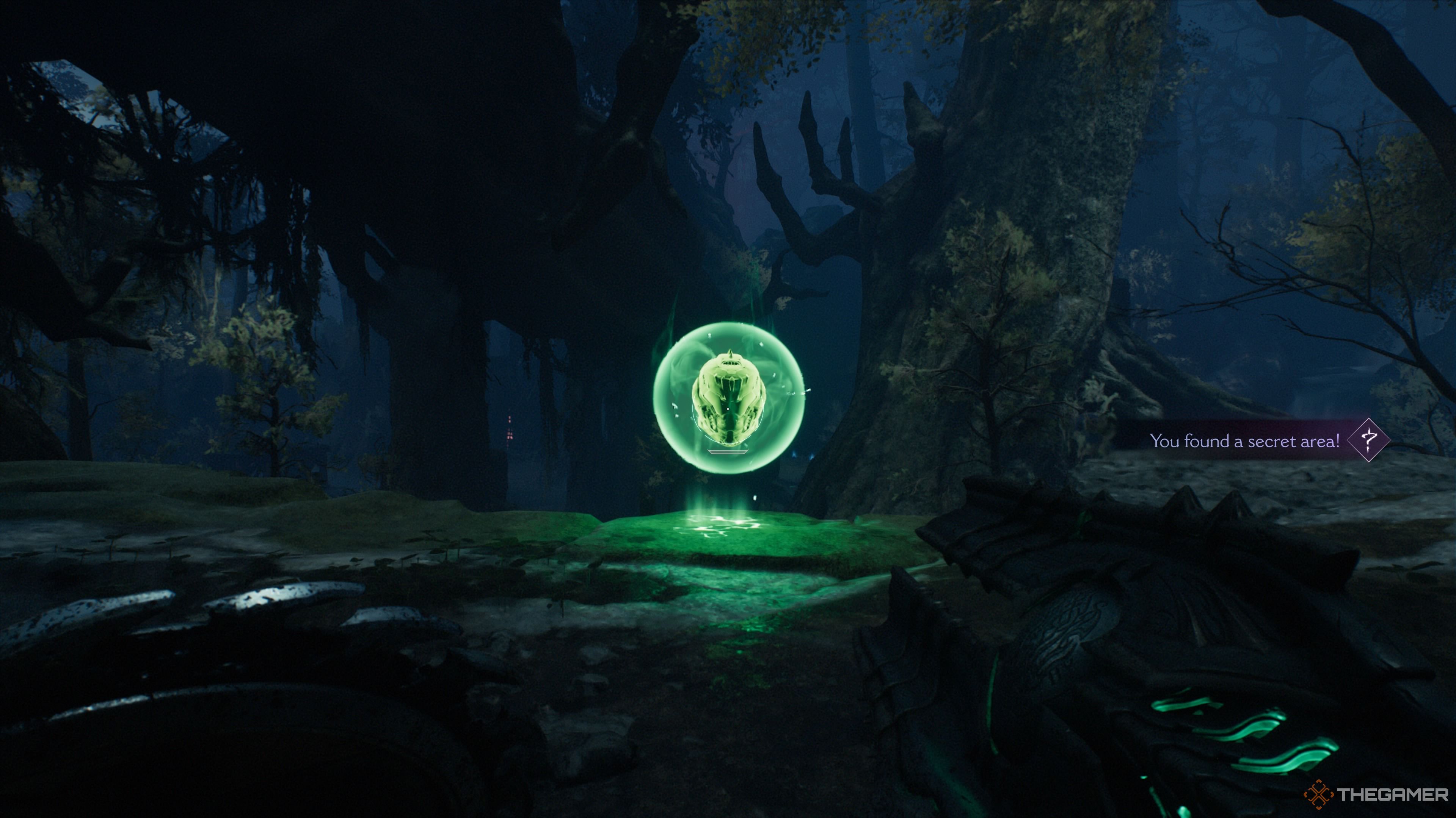 Completing the Witch Toy Collectible in Doom: The Dark Ages' Abyssal Forest