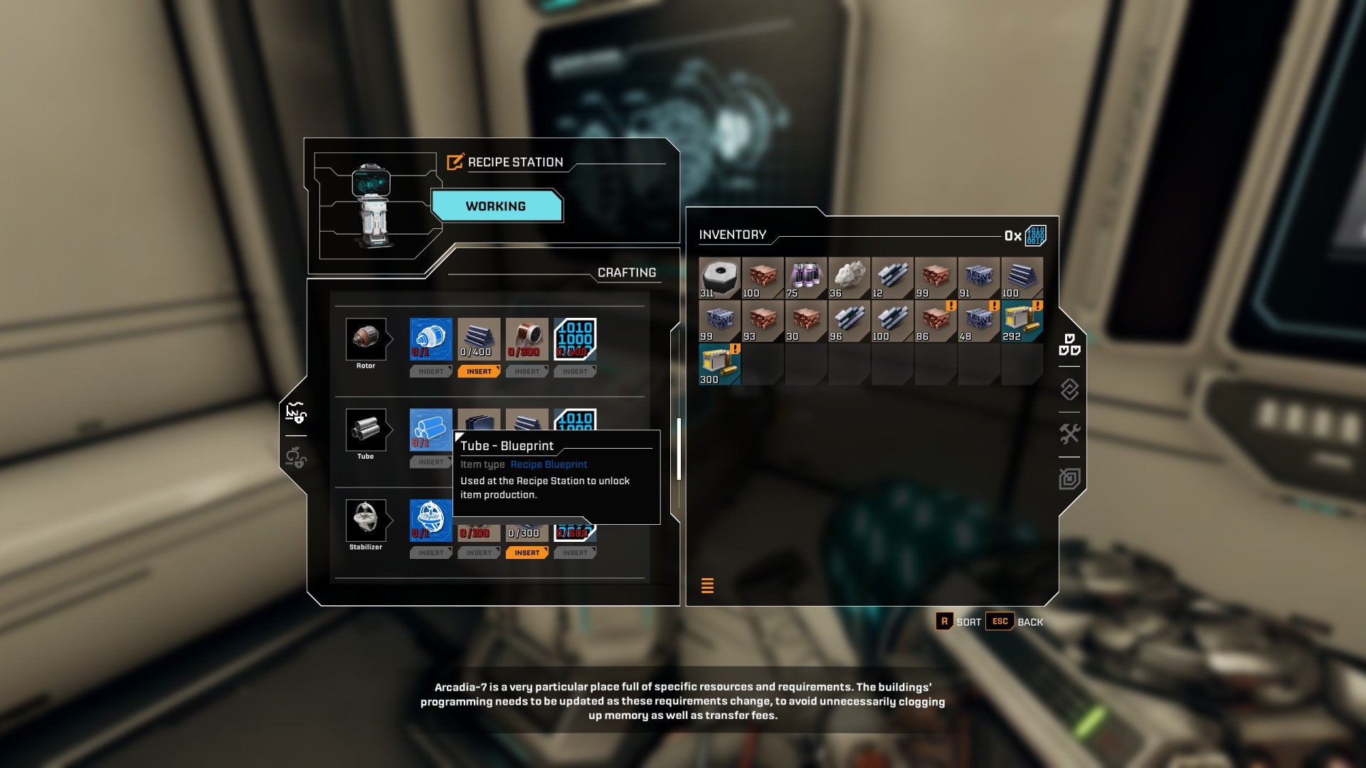 Locating Rotor and Tube Blueprints in StarRupture