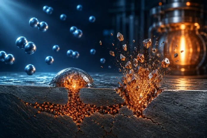 Scientists Capture First Moments of Explosive Hydrogen-Uranium Reaction